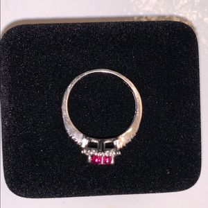 Kay Jewelers | Jewelry | Labcreated Ruby Heart Ring Kay 1 Ct Diamonds ...
